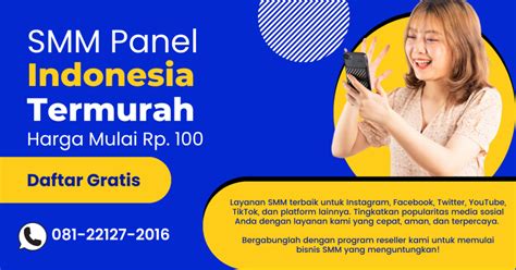 Smm Satu Smm Panel Indonesia Smm Reseller Panel Termurah