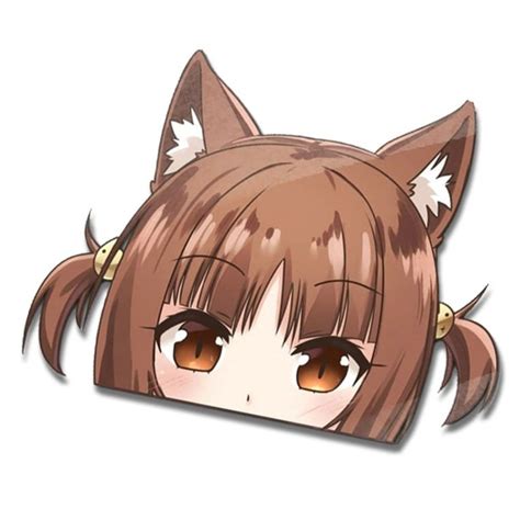 Nekopara Young Chocola Vinyl Car Peeker Sticker Little Sticker Store