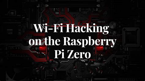 Spying Wi Fi On The Raspberry Pi Zero Educational Article Techno Hub