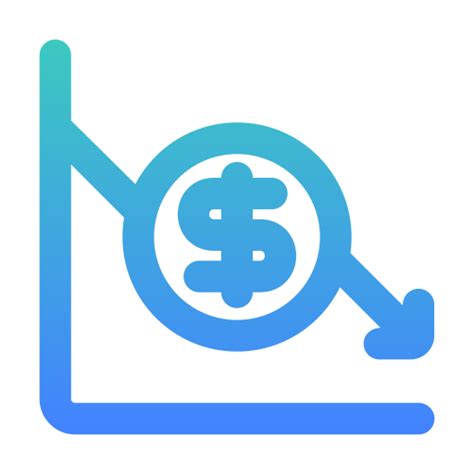 Down Indicator Generic Gradient Icon