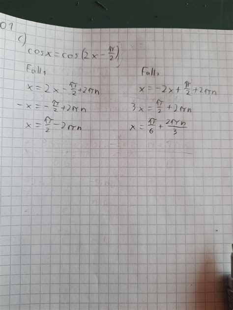 Cosx Cos2x Pi2 Matematikmatte 4trigonometri Pluggakuten