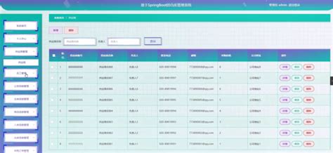 计算机毕业设计springboot的仓库管理系统 基于spring Boot的智能仓储管理平台设计与实现 Spring Boot框架下的库存