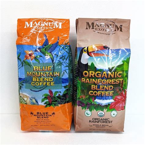 Magnum 藍山調合 咖啡豆 熱帶雨林有機 咖啡豆 907公克 cosco代購 效期2025 07後 蝦皮購物