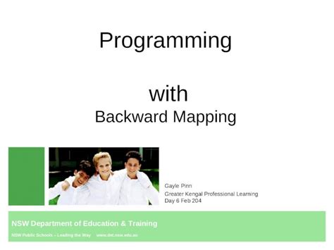 Ppt Programming With Backward Mapping Dokumentips