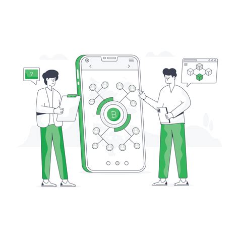Trendy Flat Vector Of Blockchain Technology 7698185 Vector Art At Vecteezy