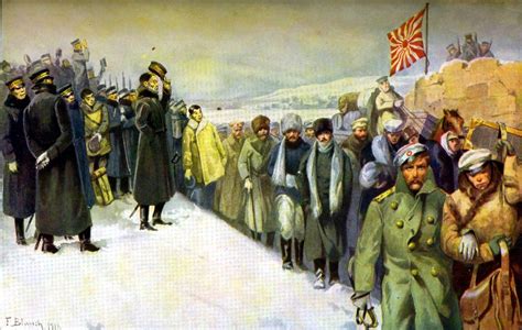 Surrender Of The Russians At Port Arthur Russo Japanese War Story Of