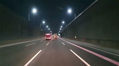 수도권제1순환고속도로 수리터널 지난후 산본ic 지나면서 블랙박스 야간주행영상 Youtube