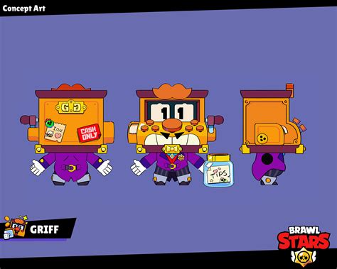 Brawl Stars Character Concepts On Behance Character Concept Star