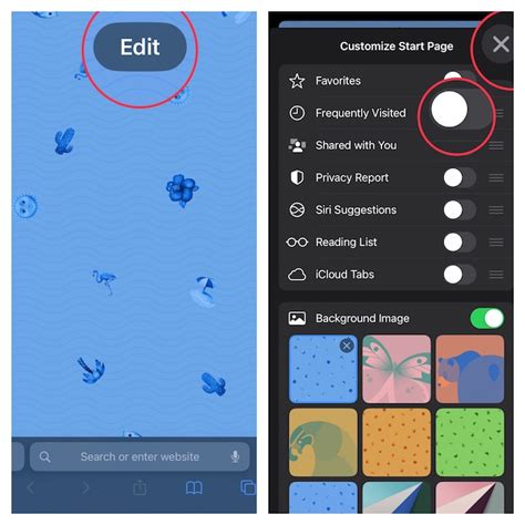 How To Show Hide Frequently Visited Websites In Safari In Ios 16