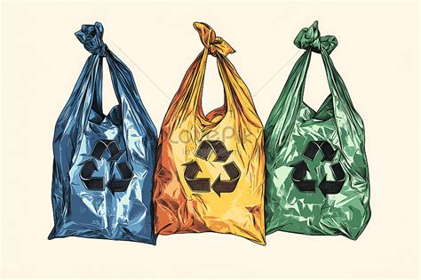 비닐봉지의 패턴 일러스트 무료 다운로드 Lovepik