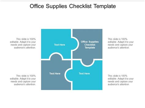 Office Supplies Checklist Template Ppt Powerpoint Presentation