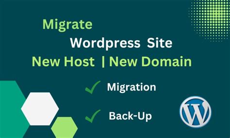 Transfer Migrate Wordpress Website To New Host Or Domain By Haiqadev Fiverr
