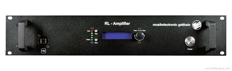 Musikelectronic Rl Amplifier Power Amplifier Manual Hifi Engine
