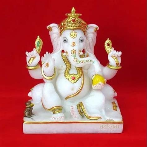 Multicolor Marble Ganesh Statue At ₹ 13000piece In Jaipur Id