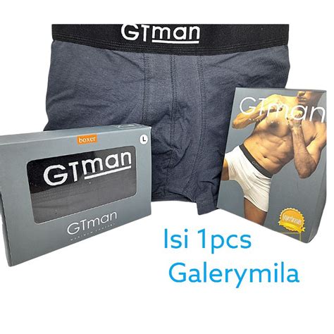 Jual Gt Man Boxer Gtkb 02 Celana Dalem Boxer Pria Dewasa Isi 1 Pcs