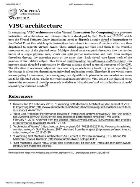 Visc Architecture Overview Pdf Multi Core Processor Central