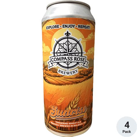Compass Rose Sunrise Tangerine Wheat Ale Total Wine And More