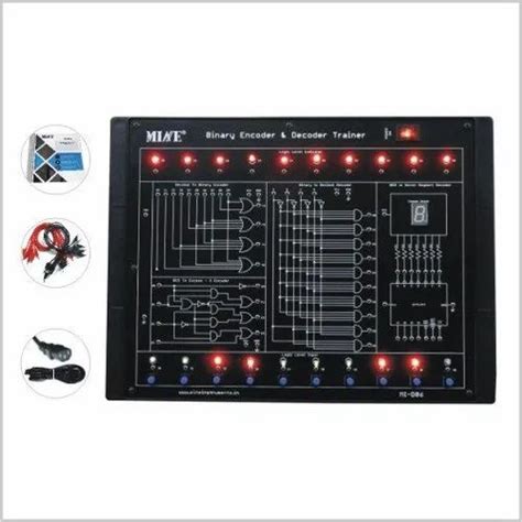 Digital Binary Encoder Decoder Trainer MI D06 For Laboratory At Rs