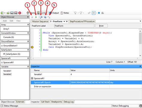 Using The Debugger