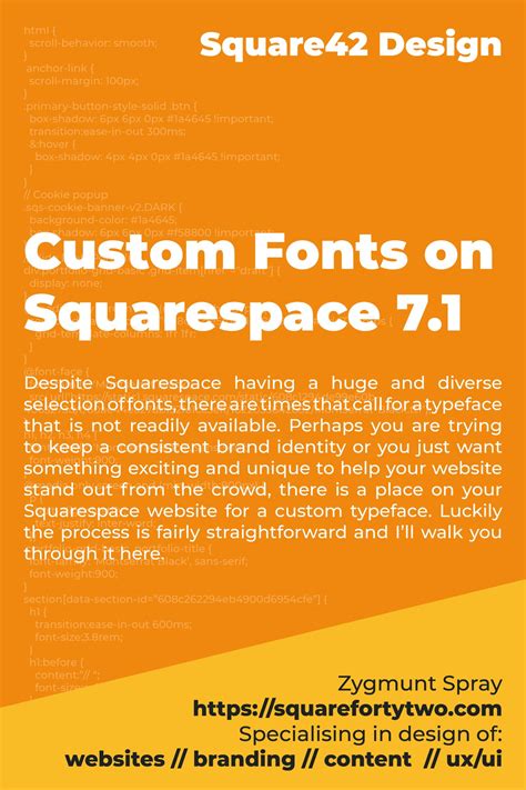 custom fonts on squarespace 7 1 guide square42 design