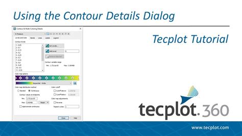 Usingthecontourdetailsdialog Youtube