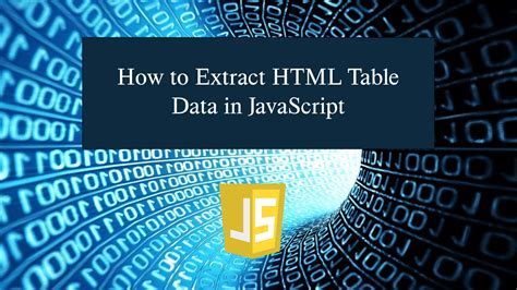 Html Table Data Extraction Tips Tech Hub At Porterchester
