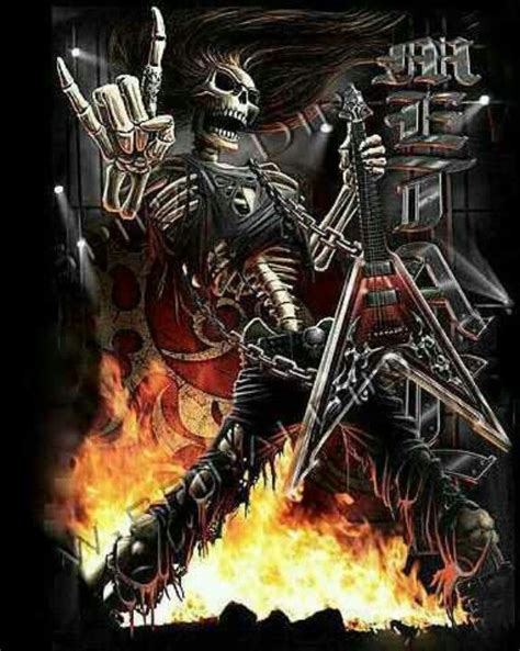And I Do Love My Metal M Seni Tengkorak Seni Jalanan 3d Seni