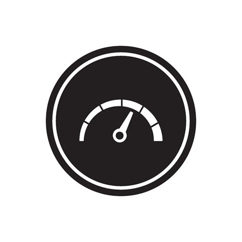 Speedometer Icon Vector 28696610 Vector Art At Vecteezy