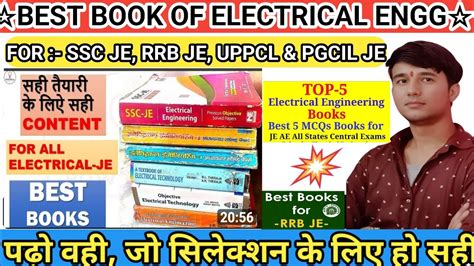 Best Book For SSC JE RRB JE Electrical Best Book For Electrical