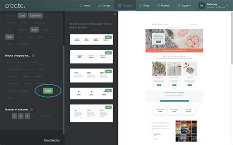 How To Use Counter Blocks To Display Stats Create Net