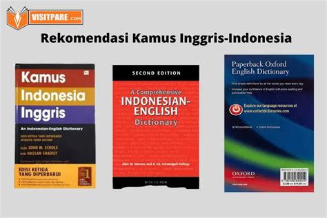 Rekomendasi Kamus Bahasa Inggris Indonesia Terbaik Fisik Dan Online