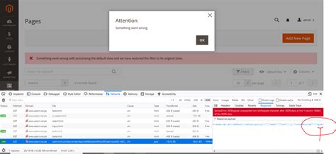 Magento2 Magento 2 Jsonparse Unexpected Non Whitespace And Tag In