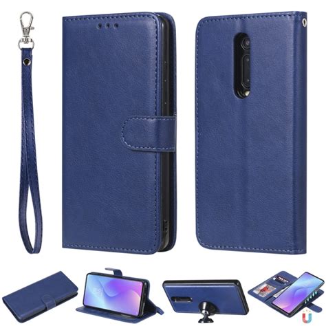Sunsky لهاتف Xiaomi Redmi K20 جراب واقٍ أفقي بلون خالص مع فتحات حامل
