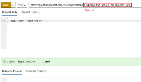 Azure Unable To Update Aad Application Setting Through Graph Api