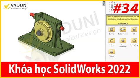 Khóa học Solidworks cơ bản Bài 34 Toolbox trong Solidworks YouTube