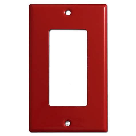 Double Decora Rocker Gfi Switch Plate Cover Red
