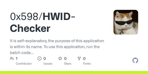 Github 0x598hwid Checker It Is Self Explanatory The Purpose Of