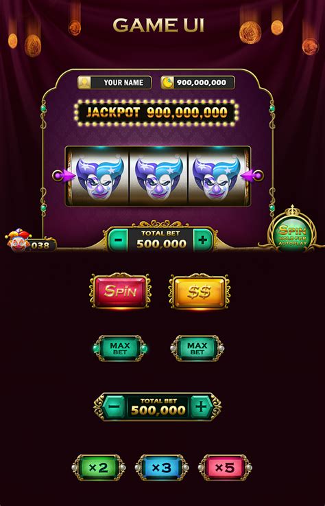 老虎机游戏ui Gameui 游戏设计圈聚集地 游戏ui 游戏界面 游戏图标 游戏站 游戏群 游戏设计 北坤人素材