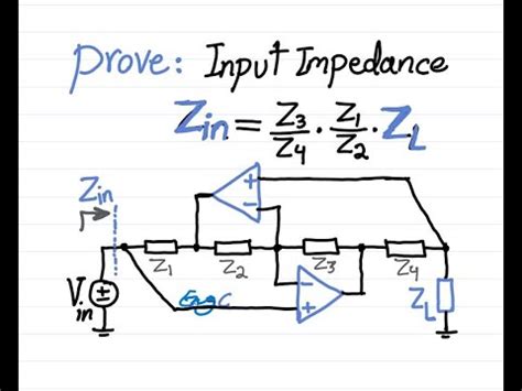 General Impedance Converter Circuit Equation And Analysis YouTube