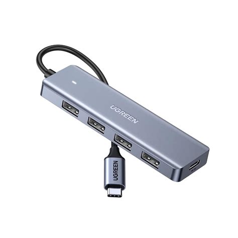 UGREEN 70336 USB C To 4 Ports USB 3 0 Hub 5Gbps Data Transfer