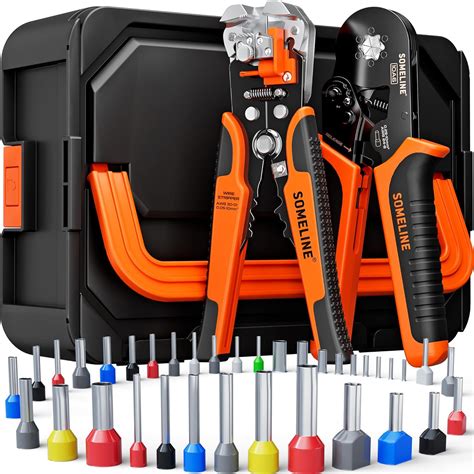 Someline® Ferrule Hexagonal Crimping Tool Kit 36 Sizes Ferrules Awg