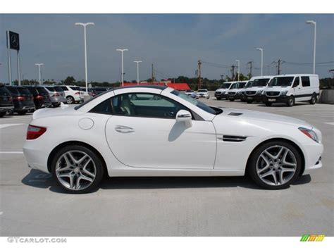 Polar White 2015 Mercedes Benz SLK 250 Roadster Exterior Photo