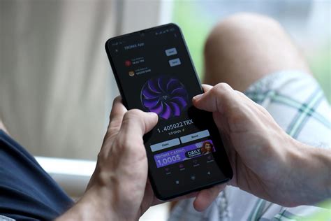 Kyiv Ukraine April 20 2024 Tronix App Telegram Bot On Smartphone