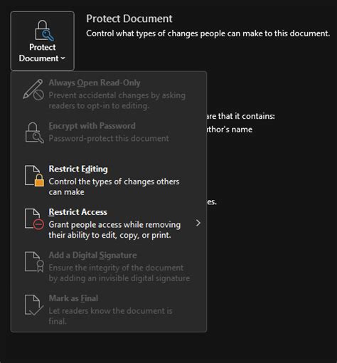 How To Enable The Encrypt Document R Microsoftword