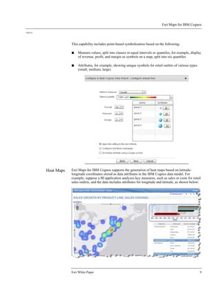 Esri Maps For IBM Cognos PDF Web Development Internet