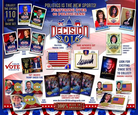 Decision 2016 Trading Cards Checklist