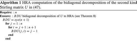 Hra Computation Of The Bidiagonal Decomposition Of The Second Kind