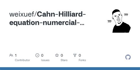 GitHub Weixuef Cahn Hilliard Equation Numercial Simulation