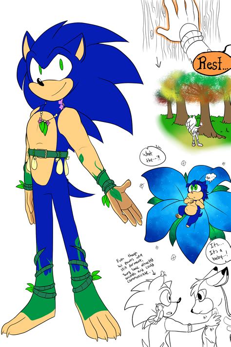 Mother Nature Au Sonic Plus Doodles By Gingygin On Deviantart