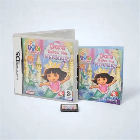 NINTENDO DS DORA The Explorer Dora Saves The Mermaids Video Game Complete Pal PicClick UK
